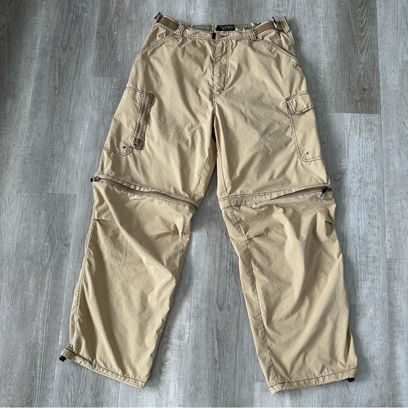 Plugg | Pants | Plugg Mens Khaki Camo Convertible Cargo Pants | Poshmark